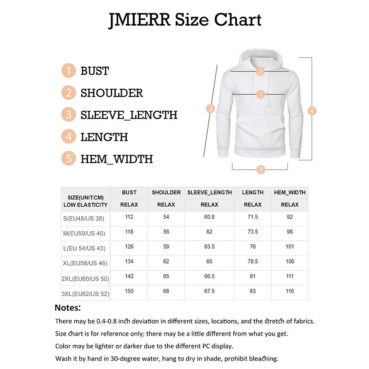 JMIERR Mens Lightweight Cotton Hoodies Winter Casual 1/4 Sweatshirts Loose Fit Drawstring Pullover Shrits, US40(M), A Khaki