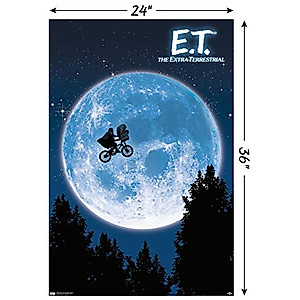 Trends International 24X36 E.T. The Extra-Terrestrial-One Sheet Wall Poster, 24" x 36", Unframed Version, Bedroom