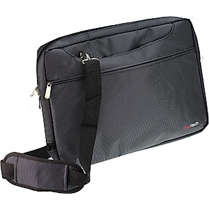 Navitech Black Sleek Water Resistant Travel Bag - Compatible with HP EliteBook 835 G9 13" Touch WUXGA Laptop