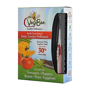 VegiBee Garden Pollinators VBP-01 Rechargeable Plant pollinator, 10", Red