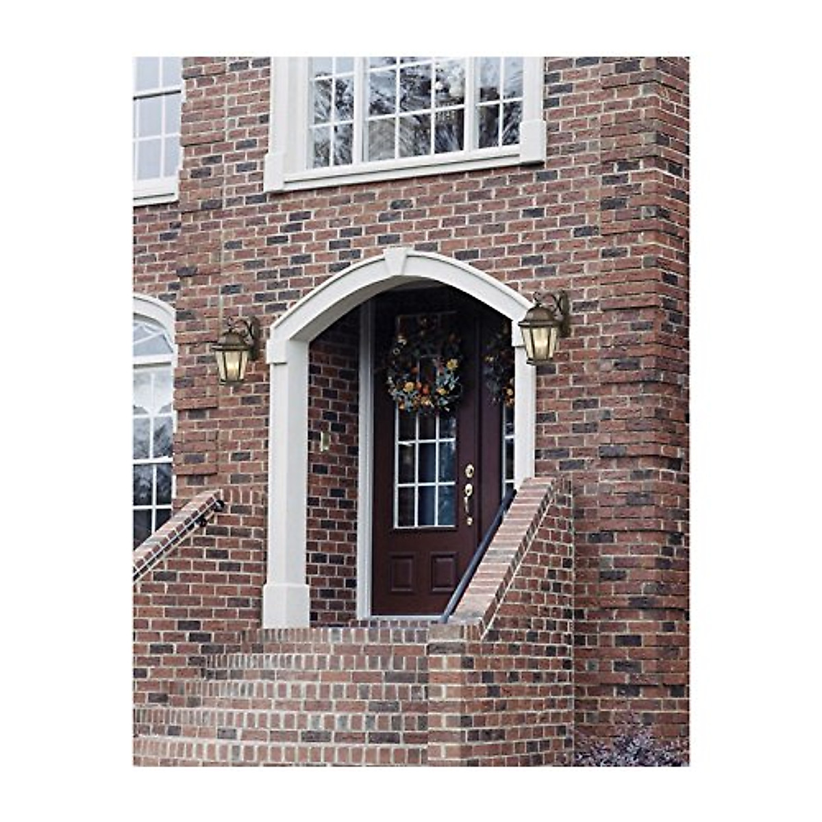 Sea Gull Lighting OL5911BK Martinsville Three Light Outdoor Pendant Lantern, Black