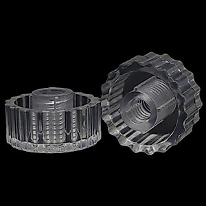 YHXiXi 12PCS Adjustable Strong Suction Cup Nut Accessories Suction Cups Strong Suction Pads with Screw Nuts Clear Hand-tightened Adjustable Plastic Sucker Holders