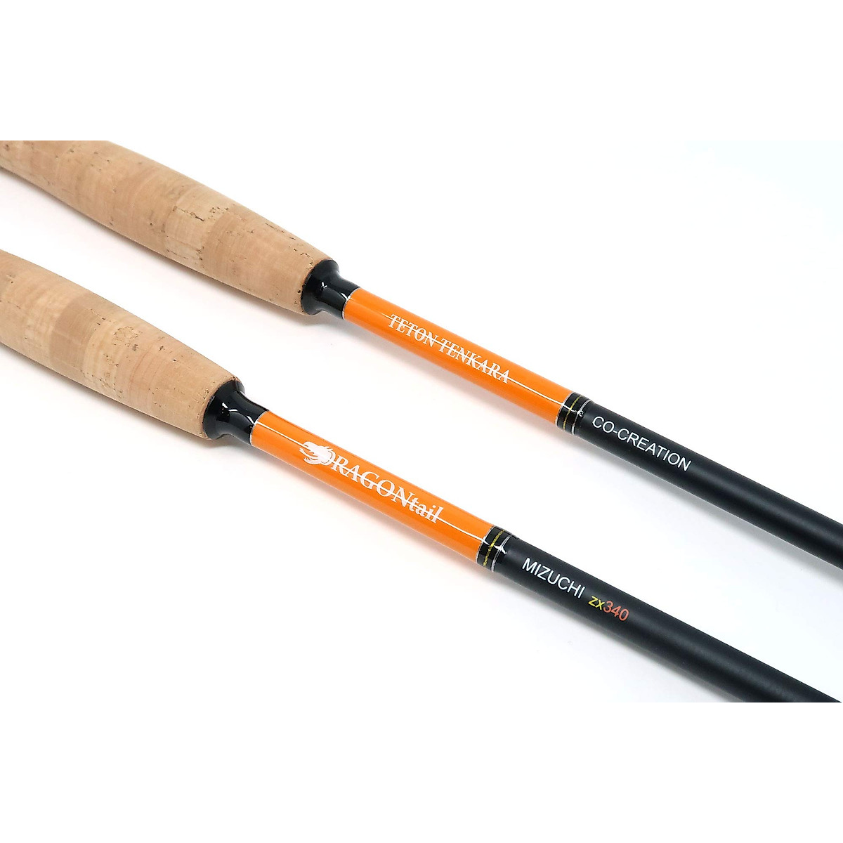 DRAGONtail MIZUCHI zx340 Zoom Small Stream 3 Length Tenkara Rod (with Furled Line Starter Kit)