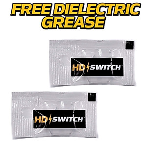 HD Switch -2 Pack- 1-643275 643275 E643275 1643275 Waterproof Relay w/LED Power Indicator Upgrade fits Toro Exmark Lazer Z AC AS CT LC Quest Turf Tracer DS E P S X Z Series, Dielectric Grease Included