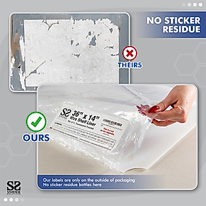 Wire Shelf Liners Set of 4 (36 x 14 inches) Plastic Waterproof Acrylic Storage Mat Organization Cover for Metal Shelves