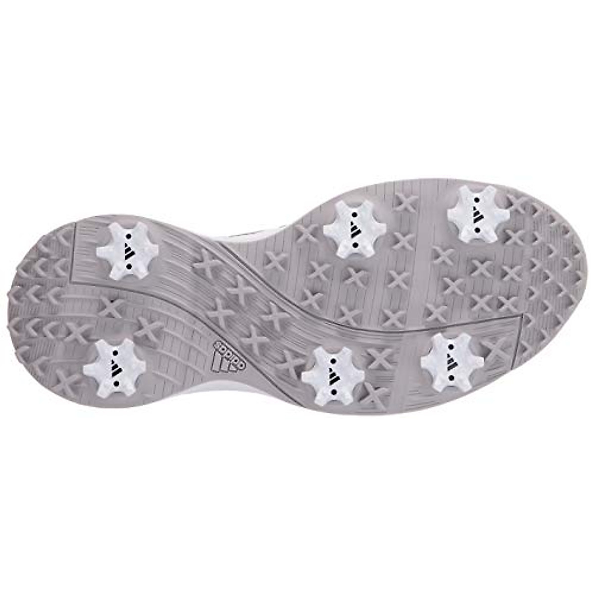 adidas womens W Tech Response 2.0 Golf Shoe, White/Silver/Grey, 7.5 US