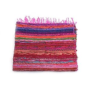 Handmade Braided Chindi Rug, Rag Rug, Area Rug, Carpet Rug, Runner Rug 3x5 Foot, 4x6 Foot, 5x7 Foot, Carpet Area Rug (3x5 Ft (36x60 Inch))
