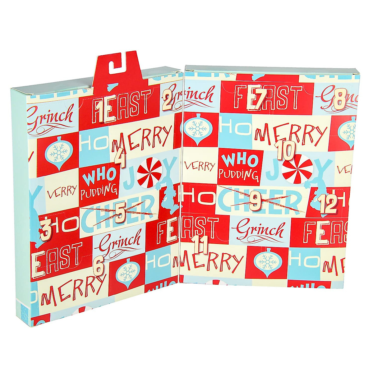 Bioworld The Grinch Merry Grinchmas 12 Grinchy Days Of Socks Mix and Match Gift Box Set