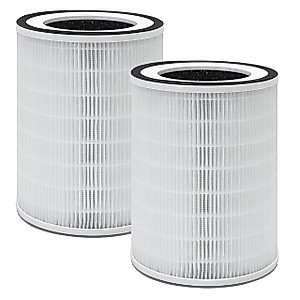 Lhari True HEPA KILO Filter Compatible with Afloia KILO, KILOPLUS, KILOPRO, MIRO,MIRO PRO air purifier and MORENTO MR-Kilo, Kalo Air Purifier, 360° 3-Stage Filtration, 2-Pack