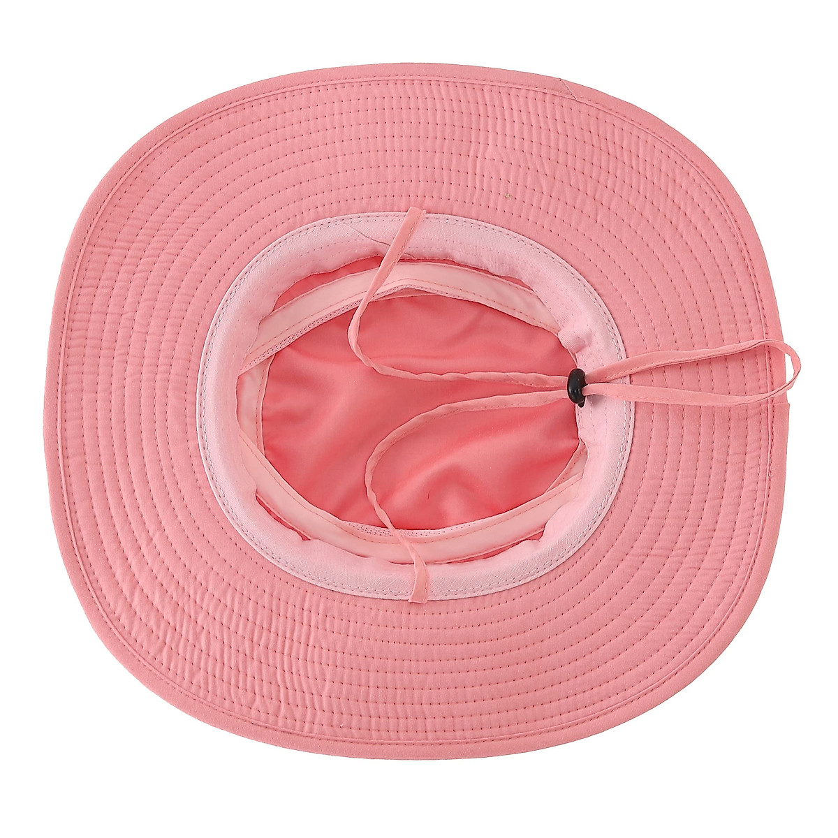 Connectyle Little Girls Sun Hat UV Protection Beach Hat for Toddler Girls Breathable Bucket Hat for Summer UPF 50+ Baby Pink