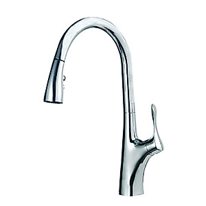 Blanco Polished Chrome 1.8 GPM 441508 NAPA Pull-Down Dual Spray Kitchen Faucet CALGreen