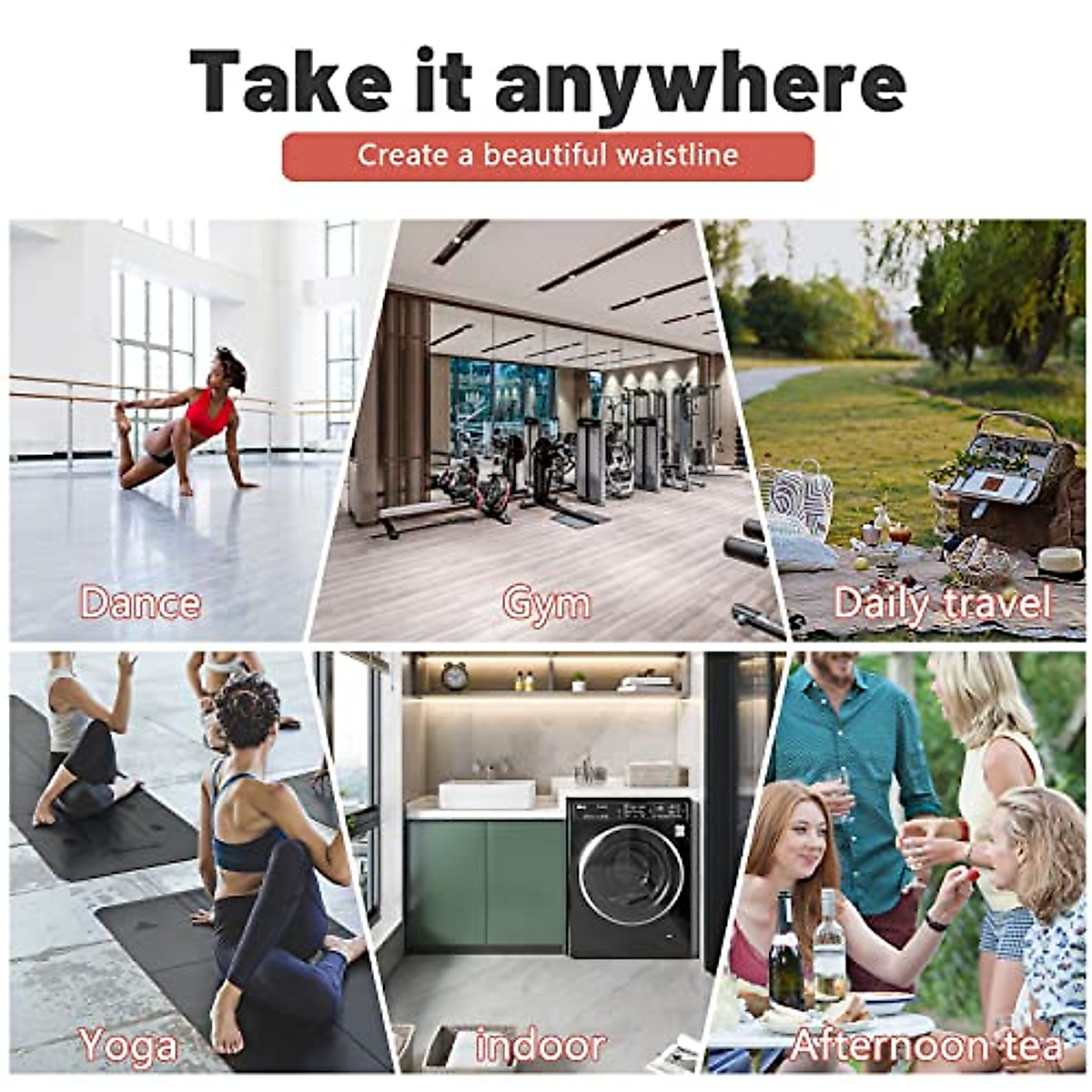 Dumoyi Waist Trainer for Women Lower Belly Fat, Wrap Waist Trainer for Women, Snatch Me Up Bandage Wrap, Plus Size Waist Wraps for Stomach, Waist Trimmer for Women Black