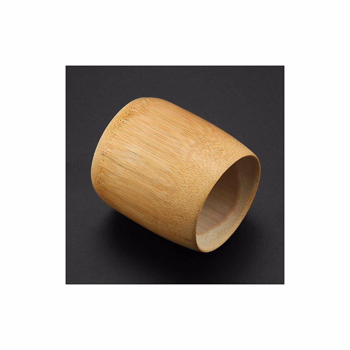 NITRIP Natural Pure Bamboo Tea Cup Handmade No Paint Eco-Friendly Home Water Cups(M)