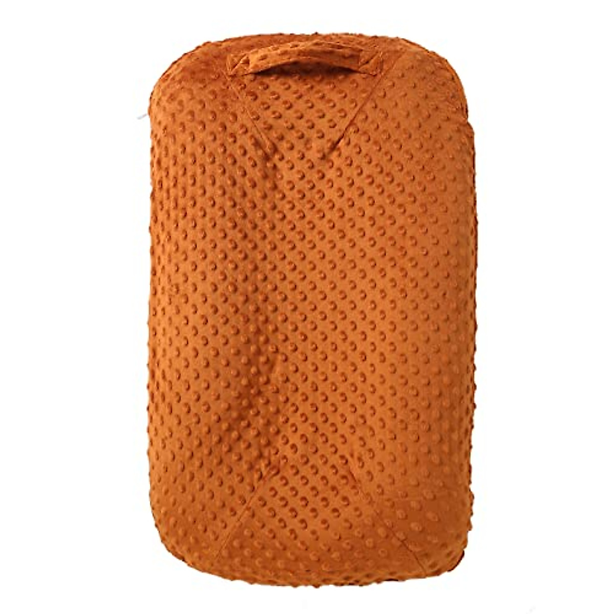 Newborn Lounger Cover, Minky Removable Slipcover for Baby Boy Girl Snugly Fits for 29 x 17 x 4 inches Infant Padded Lounger, Premium Quality Microfiber, Ultra Soft Comfortable (Pumpkin Spice)