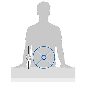 Zodiac W46055 12-Inch Turquoise Wheel Deflector Replacement for Zodiac Baracuda Ranger Pool Cleaner