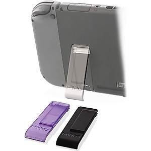 Nyko Kick Stand Multi-Pak - 3 Various Color Replacement Kickstands with Built-In SD Card Storage for Nintendo Switch
