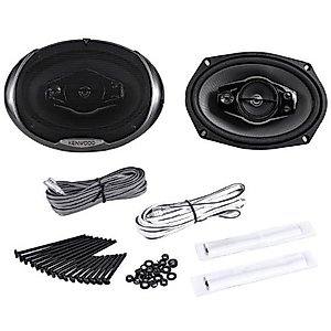 Kenwood KFC-6994PS 6”x9” 500 Watt 5-Way Car Audio Coaxial Speakers 6x9 With Grilles