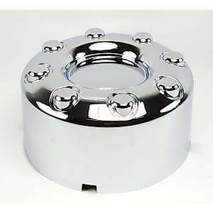 One New Chrome Rear DRW Wheel Center cap for 2005-2017 Ford F350 Dually Pickup Truck