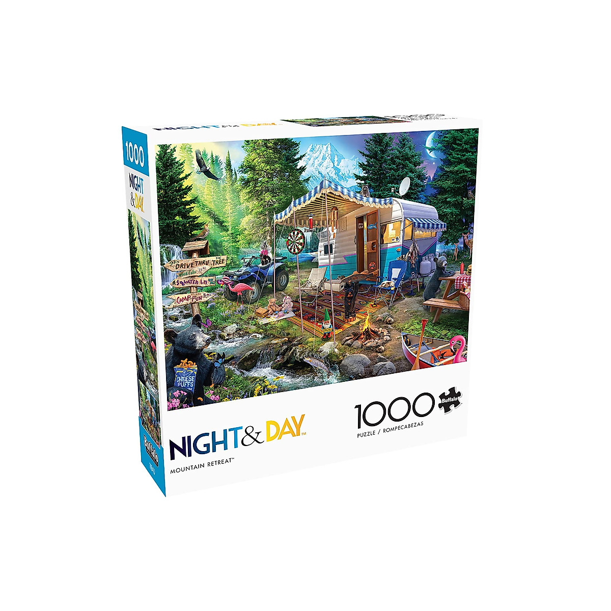 Buffalo Games - Jeff Haynie - Mountain Retreat - 1000 Piece Jigsaw Puzzle For Adults - High Quality Challenging Puzzle Perfect for Game Nights - Finished Puzzle Size is 26.75 x 19.75