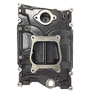 New 4.3L, 262 CID 4 barrel Vortec Marine Intake Manifold Assembly. Replaces Mercruiser 824330T1, Volvo Penta 3855806