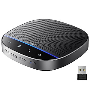 Anker PowerConf S500 Speakerphone with Zoom Rooms and Google Meet Certifications, USB-C Speaker, Bluetooth Speakerphone for Conference Room, Conference Microphone with Premium Voice Pickup