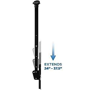 Mount-It! TV Ceiling Mount, Full Motion Height Adjustable Swivel Tilting Bracket for 42, 45, 47, 49, 50, 55, 60, 65, 70, 75, 80, 85, 90 Inch, TVs 220 Lbs Capacity