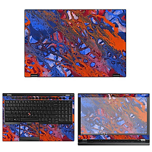 Decalrus - Protective Decal Paint Skin Sticker for Lenovo ThinkPad P53 (15.6" Screen) case Cover wrap LEthnkpd15_P53-234
