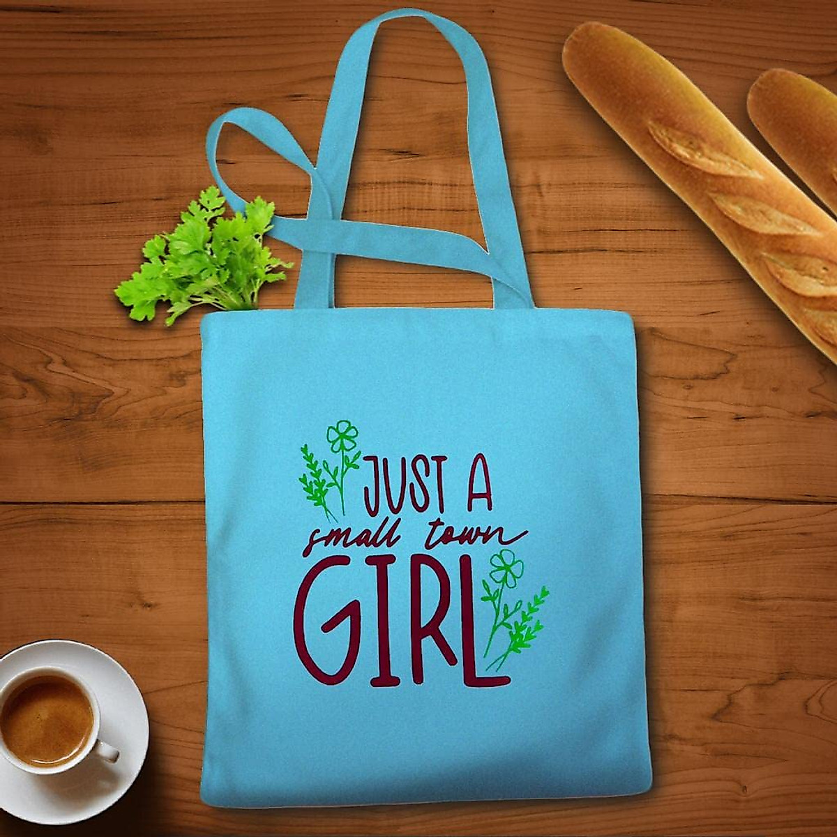 SPHENNE Canvas Tote Bag (Sky Blue)