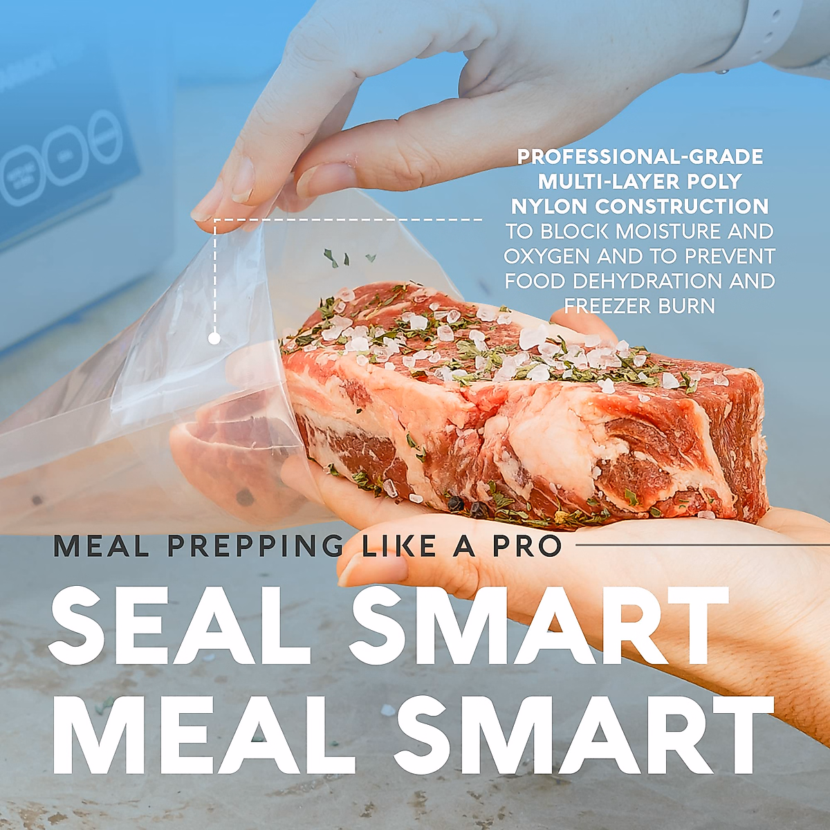 Avid Armor – Chamber Machine Pouches 3.5mil, Pre-Cut Chamber Vacuum Sealer Bags, Heavy Duty Seal Pouch, BPA-Free Chamber Sealer, Assorted Size Pack, 6"x8", 8"x10", 10"x10" - Pack of 300