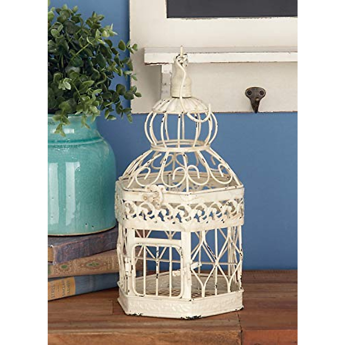 Bellaa Metal Bird Cage 21 Inch 18 Inch and 14 Inch Set of 3