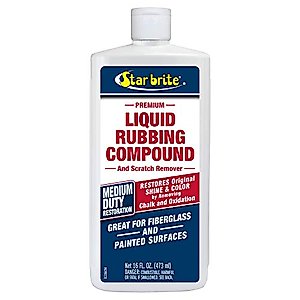 STAR BRITE Liquid Rubbing Compound For Medium Oxidation - 16 OZ (081316)