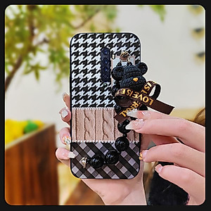 Lulumi-Phone Case for Oppo Reno2, Back Cover Cartoon Black Pearl Pendant Waterproof Simplicity Soft case Skin-Friendly Feel Dirt-Resistant Phone case Cute Protective case Silicone