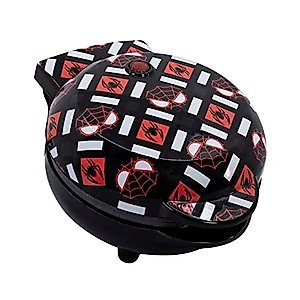 Uncanny Brands Marvel Miles Morales Mini Waffle Maker - Marvel Kitchen Appliance