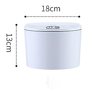 XBWEI Intelligent Automatic Touchless Trash Can Smart Infrared Motion Sensor Rubbish Waste Bin Desktop Car Kitchen Garbage Bins