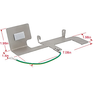8201756 W10823377 Door Chute Compatible with Whirlpool Refrigerator Replaces 1164531, AP3872692, PS990120