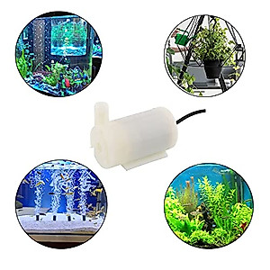 Sipytoph 4Pcs DC 3-5V Micro Submersible Mini Water Pump with 2pcs Clear Vinyl Tubing Flexible PVC Tubing(1M) for Aquariums Fish Tank Pond Fountain Hydroponics Garden