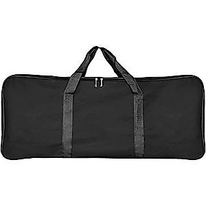 Rowzzi Portable BBQ Tool Storage Bag, Waterproof BBQ Tools Carry Bag, Oxford Fabric Grill Tool Carry Bag, Outdoor BBQ Grill Accessories Bag for Camping Picnic Trip (Black, 32)