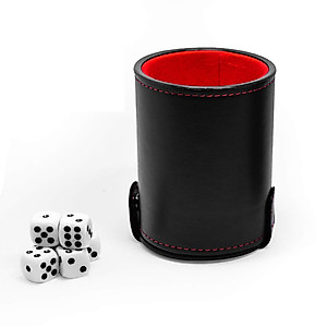 BESTOYARD Double Layers Dice Box Velvet Silence KTV Bar Dice Storage Cup (Without Dice)
