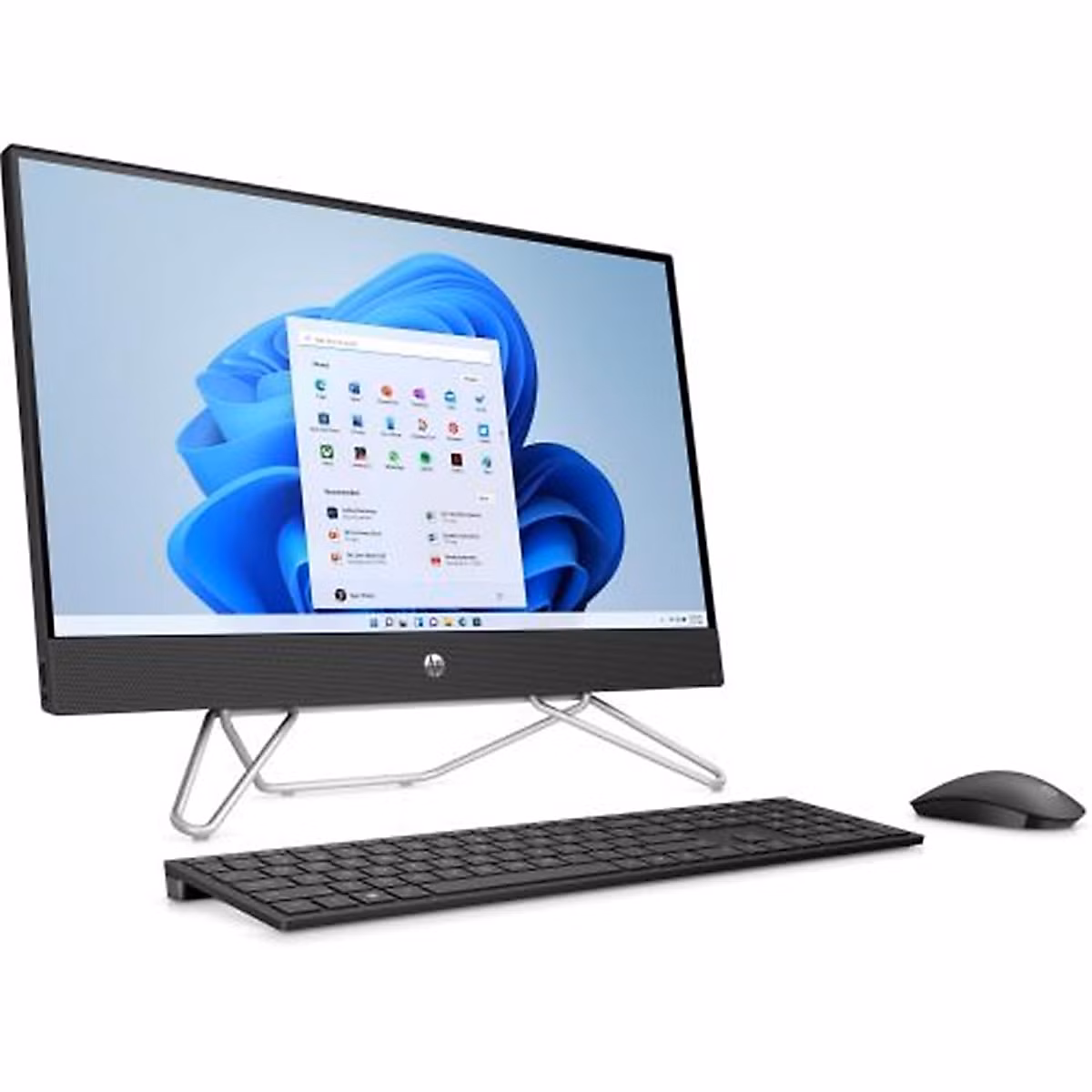 HP 2023 24 23.8" Touchscreen FHD All-in-One Desktop Computer, 12th Gen Intel 10-Core i5-1235U(Beat i7-1195G7), 16GB DDR4 RAM, 1TB PCIe SSD, WiFi 6, Bluetooth 5.2, Black, Windows 11, BROAG HDMI Cable