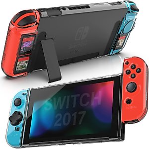 Nyko Dpad Case for Nintendo Switch - Dockable Protective Case with Removable Precise Dpad - Stores up to 3 Games, Drop Protection, Game Storage, and Ergonomic Design.