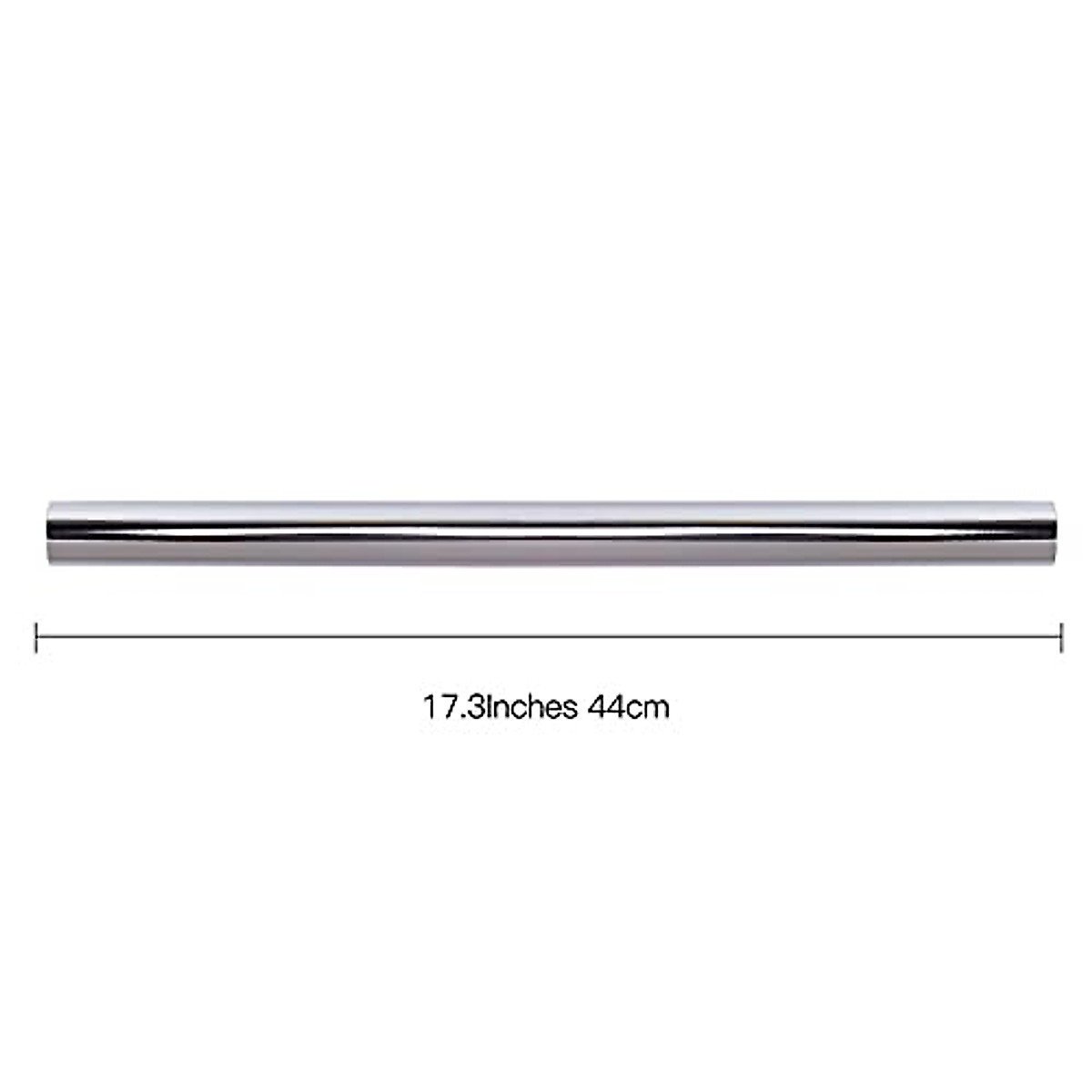 RUSPEPA Silver Metallic Wrapping Paper - Solid Color Paper Perfect for Wedding, Birthday, Christmas, Baby Shower - 17.3 Inches X 32.8 Feet