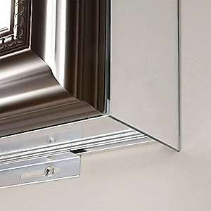 Signature Hardware 412581 Bernstein 20" W x 26-1/8" H Surface or Recess Mounted Aluminum Framed Single Door Medicine Cabinet