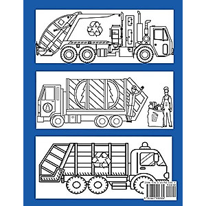 Garbage Truck Coloring Book