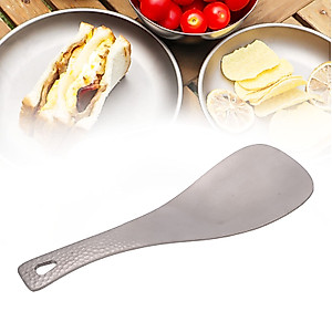 Rice Paddle, Titanium Rice Scooper Spoon Rice Spoon Rice Paddle Rice Cooker Spatula Serving Spatula Ladle Cooking Utensil for Restaurant and Home