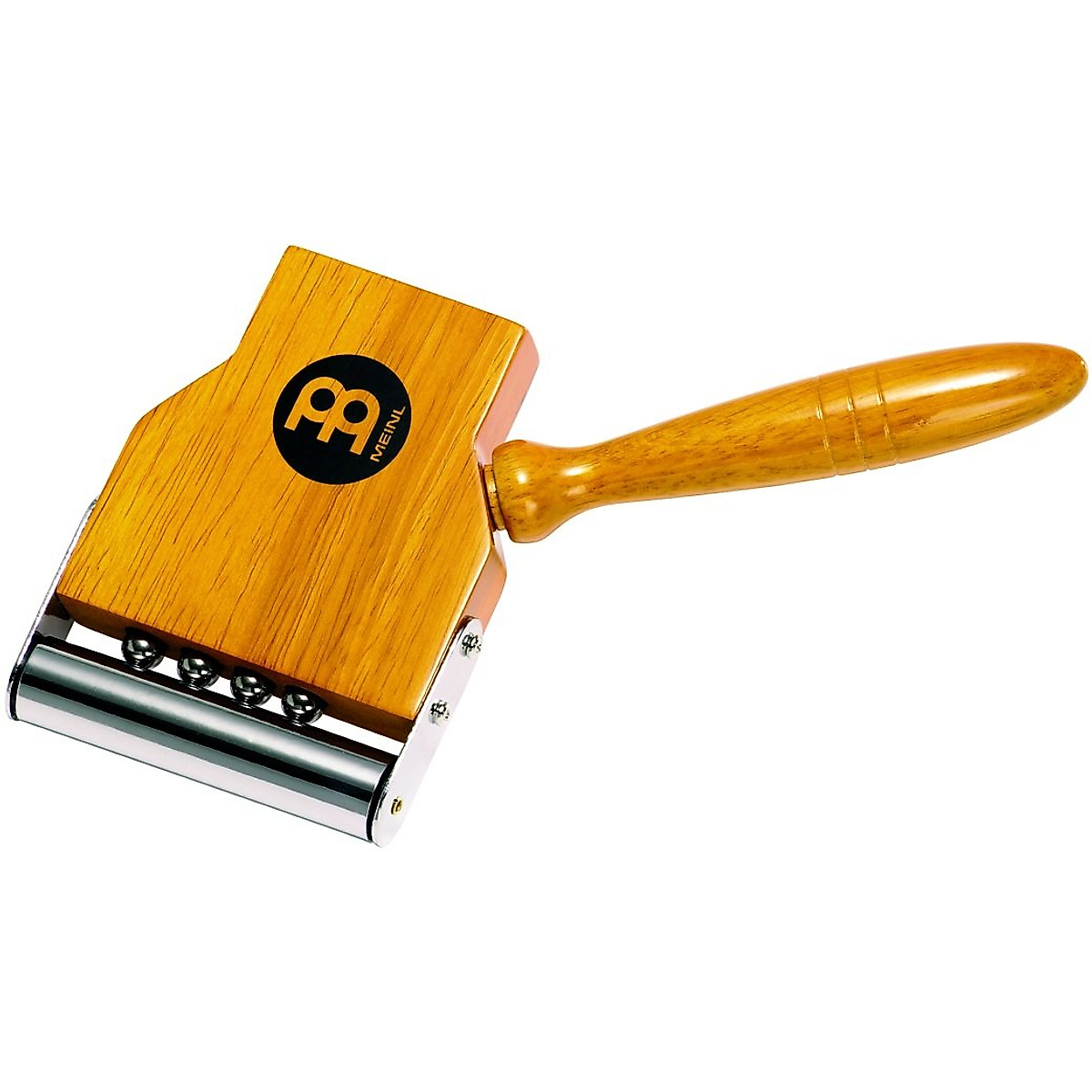 Meinl "The Night" Chirping Cricket Percussion Sound Effect - NOT MADE IN CHINA - Amber Wooden Body with Steel Cylinder and Balls, 2-YEAR WARRANTY (NI1AM)
