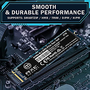 AXE MEMORY 2TB NVMe M.2 2280 PCIe Gen 3x4 Internal SSD Solid State Drive (SSD)