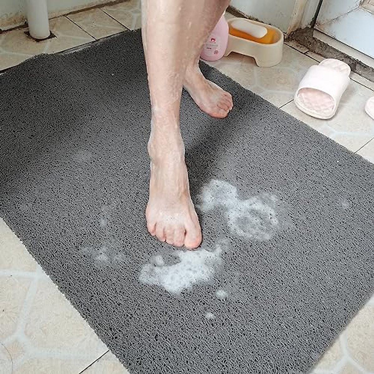 Shower mat 24 * 32-Grey