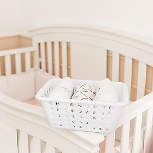 Basket pack x 6. Multi size storage basket. Storage bin containers use for organizing. (White)
