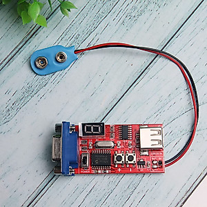 Comimark 2Pcs VGA Signal Generator LCD Display Tester 7V-12V Power Input
