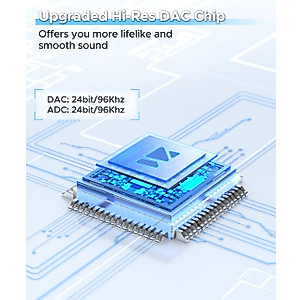 Warrky USB C to 3.5mm Audio Headphone Adapter【Flawless 24bit Hi-Res Sound Quality】 Type-C to Headphone Jack Compatible with Samsung Galaxy S22/S21/S20 Plus, Pixel 6/5/4, iPad Pro, Motorola, OnePlus